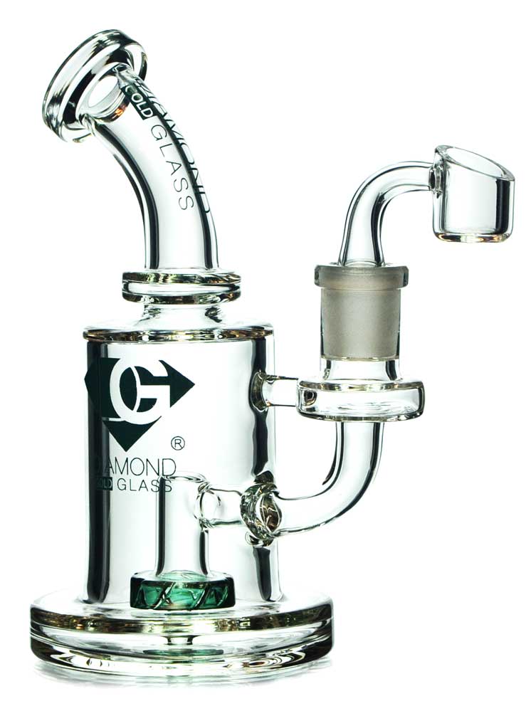 Diamond Glass Dab Rig | Glass Bongs at — Badass Glass