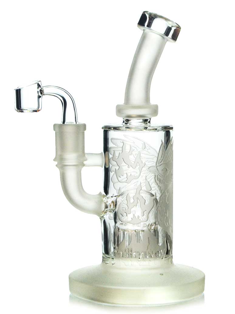 Sandblasted Dab Rig — Badass Glass