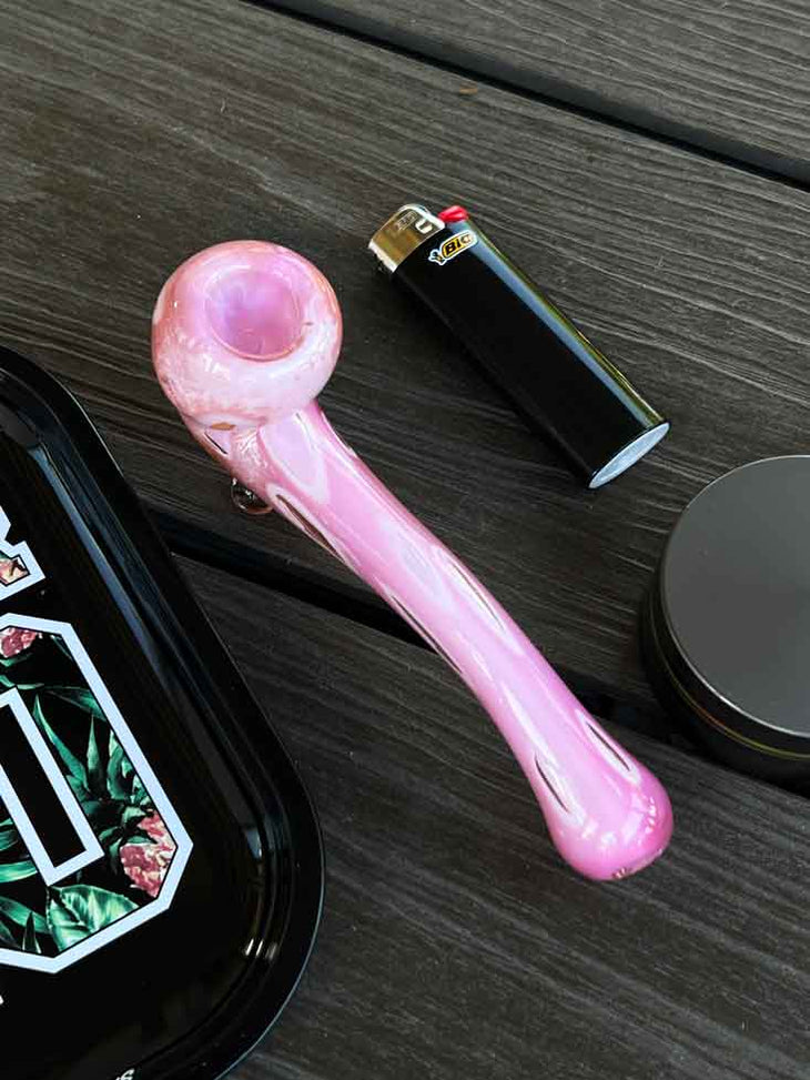 Pink Sherlock Glass Pipe at — Badass Glass