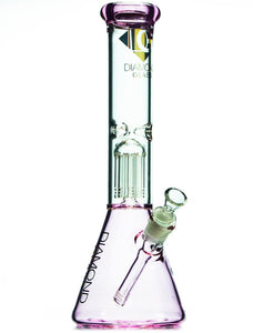 14" Pink Beaker Waterpipe at — Badass Glass