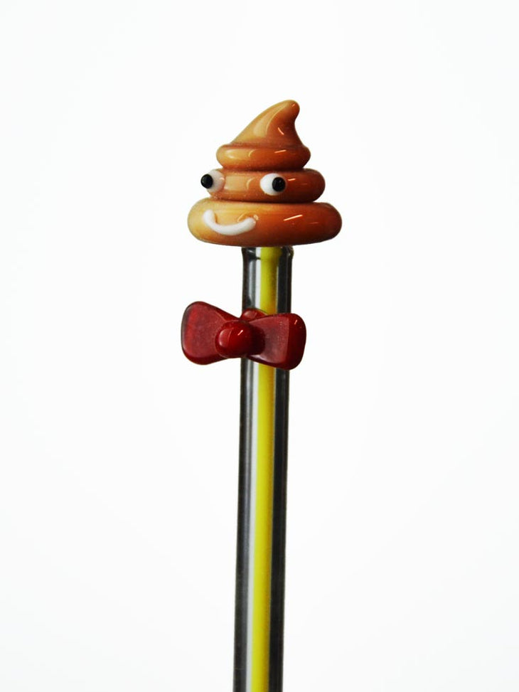 Poop Emoji Dabber — Badass Glass