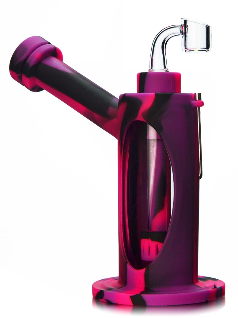 Silicone Glass Dab Bubbler — Badass Glass
