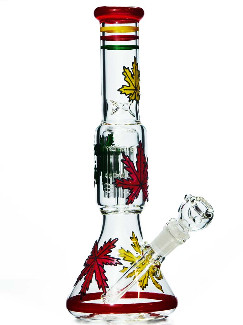 Glass Rasta Bong for Sale at — Badass Glass