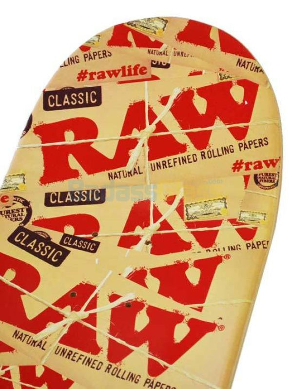 RAW Skateboard Deck at — Badass Glass