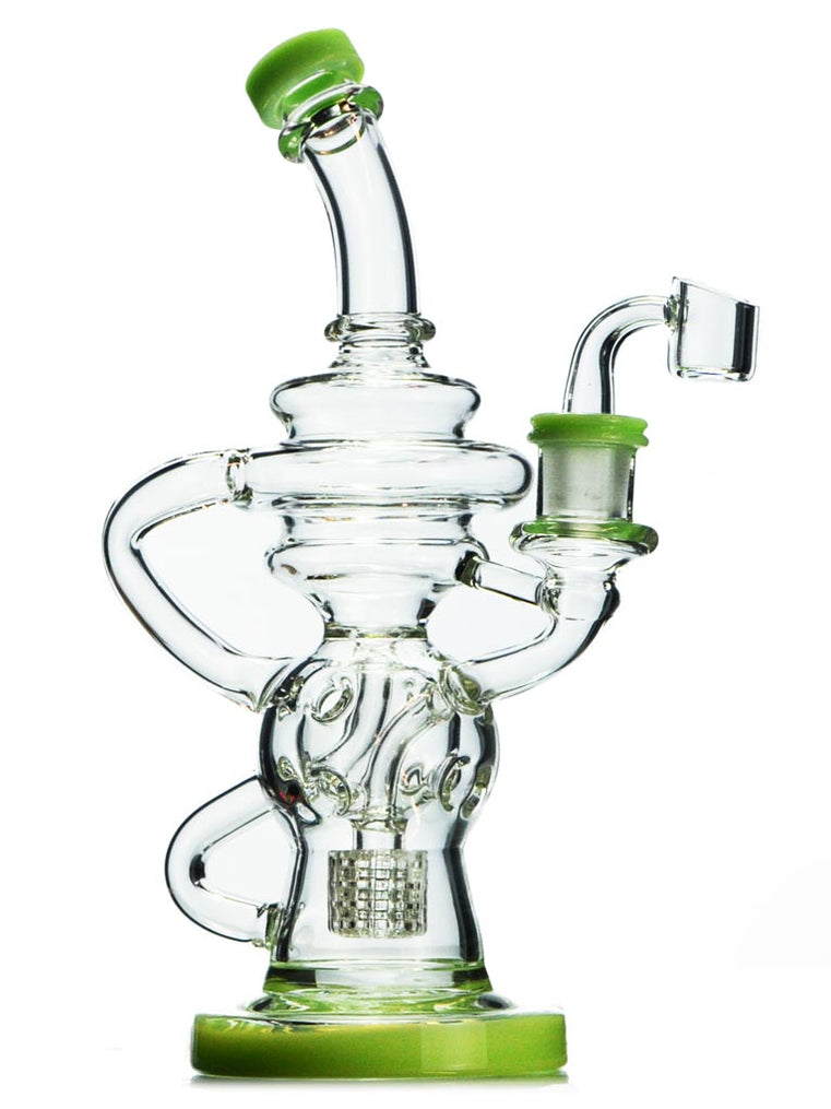 Purple Recycler Dab Rig by SWRV — Badass Glass