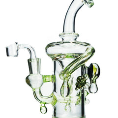 UV Reactive Illuminati Recycler Dab Rig for Sale — Badass Glass