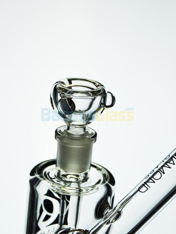 Showerhead Sidecar Bubbler by Diamond Glass | Bubblers | at — Badass Glass
