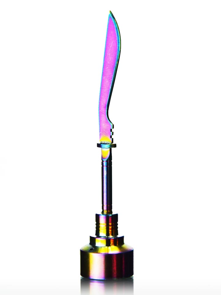 Titanium Sword Carb Cap & Dabber by Dab Logic™ at — Badass Glass