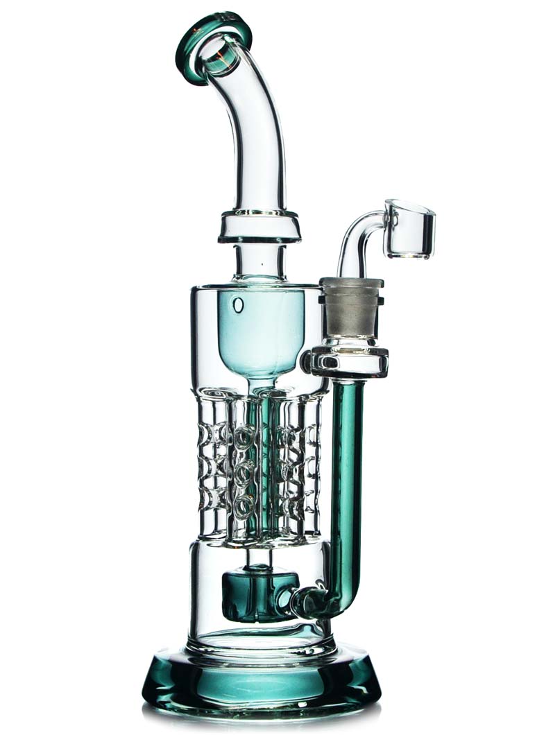 Swiss Pillar Perc Dab Rig — Badass Glass