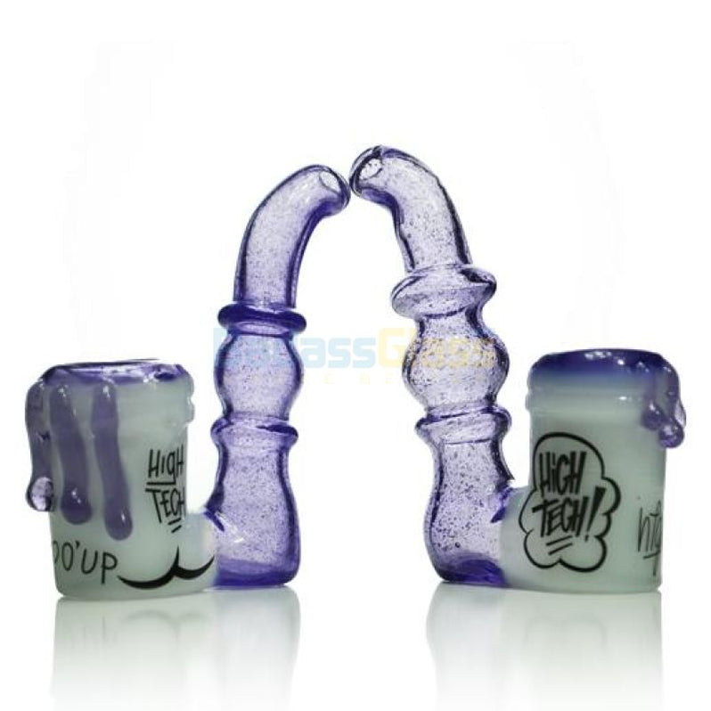 Traplock Pipe by High Tech Glass Works — Badass Glass