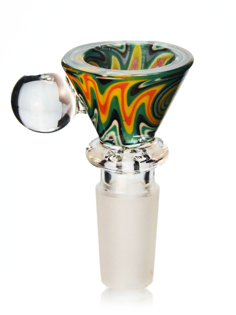 14mm Rasta Martini Bowl Piece — Badass Glass